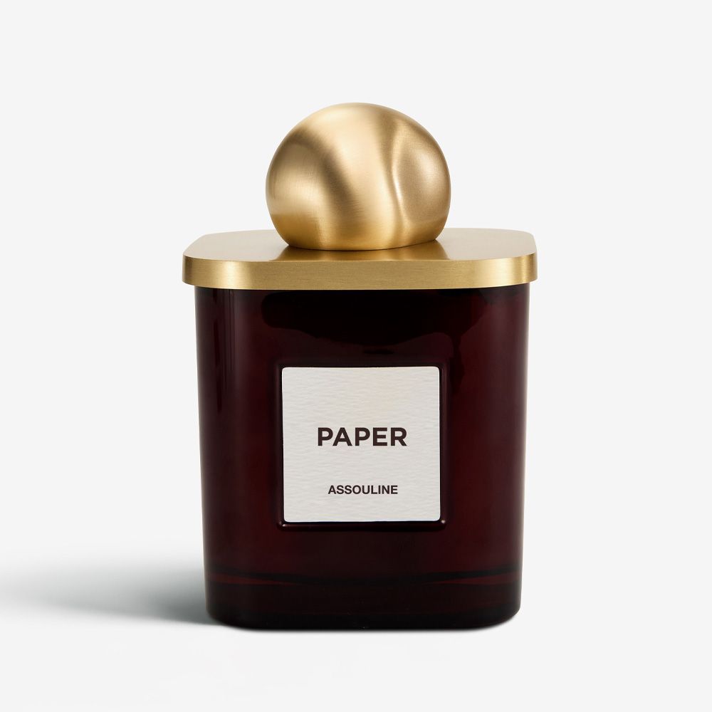 Assouline Library Pebble Candle Lid