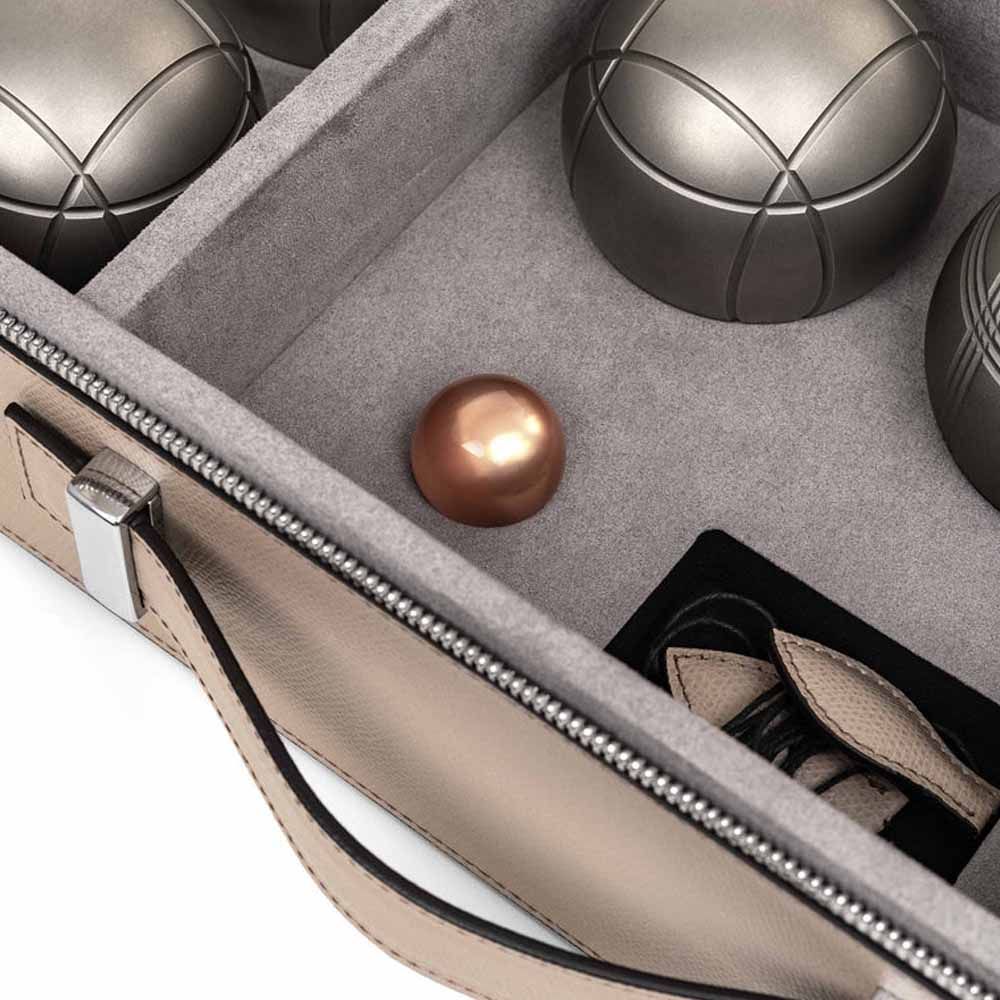 Pinetti Leather Pétanque Game Set