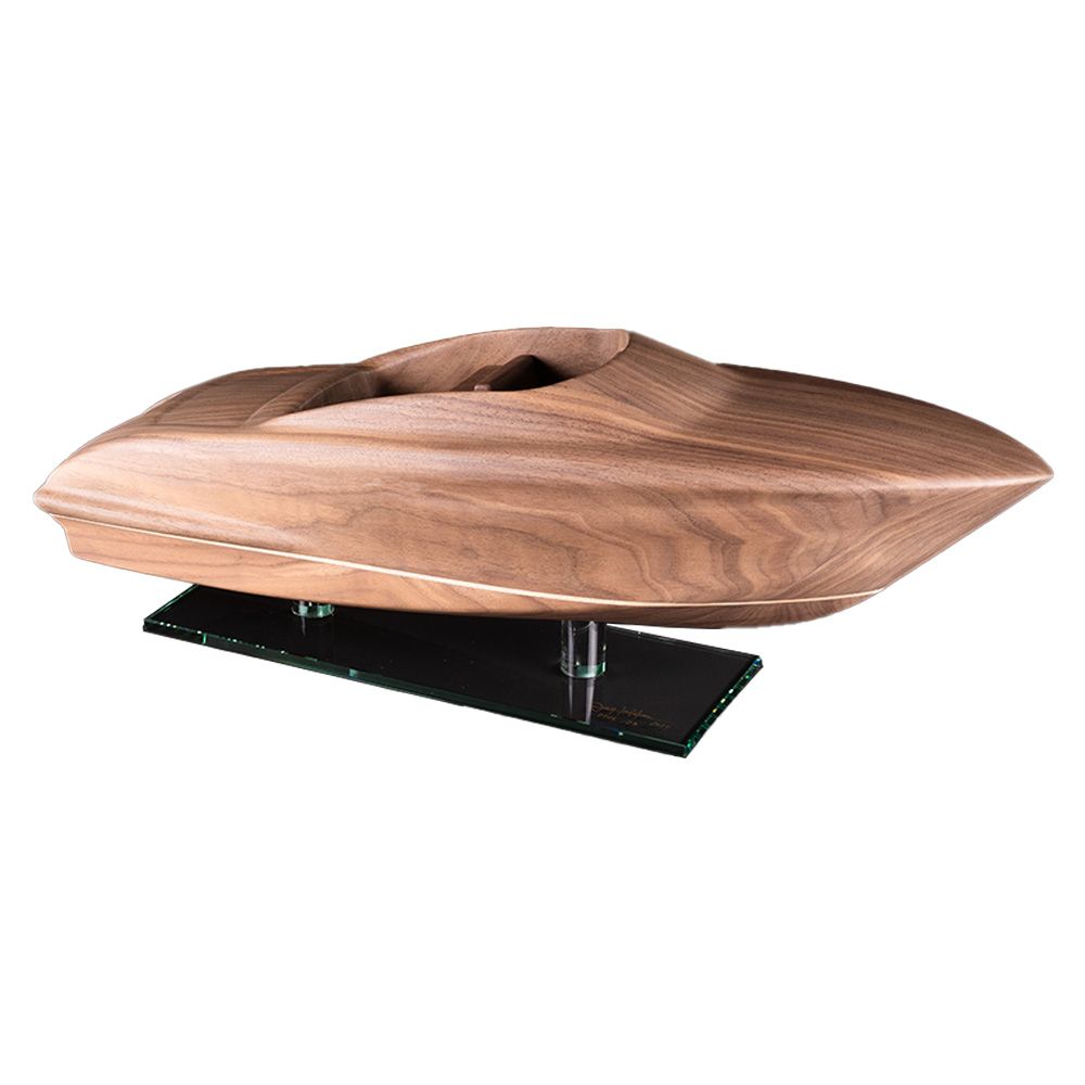 Vector Art Wooden Riva Mare Yacht