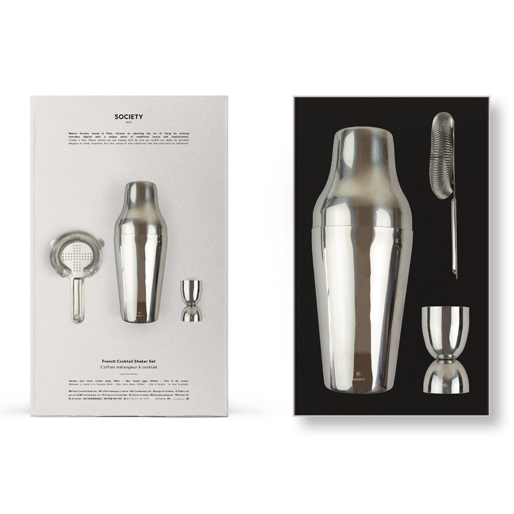 Society Paris French Cocktail Shaker Set