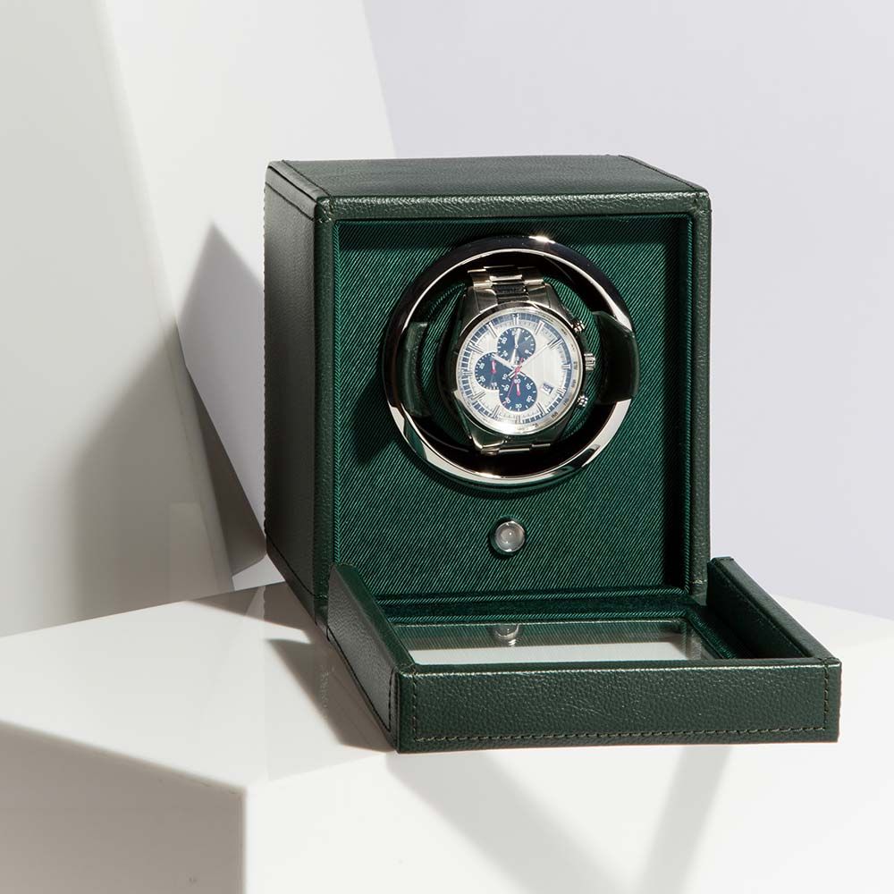 WOLF Cub Single Watch Winder - Green