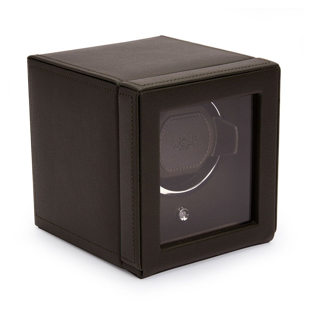 WOLF Cub Single Watch Winder - Brown