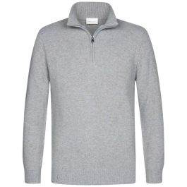 Profuomo Pullover Demi-fermeture Éclair En Laine - Bleu