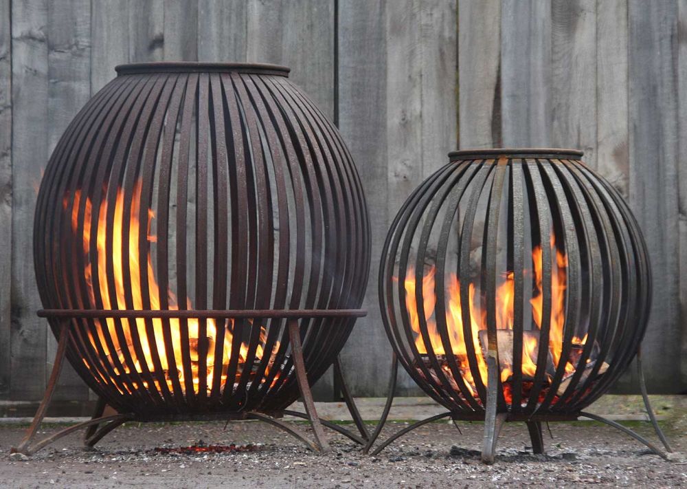 Ferosec handmade fire basket // Luxury For Men