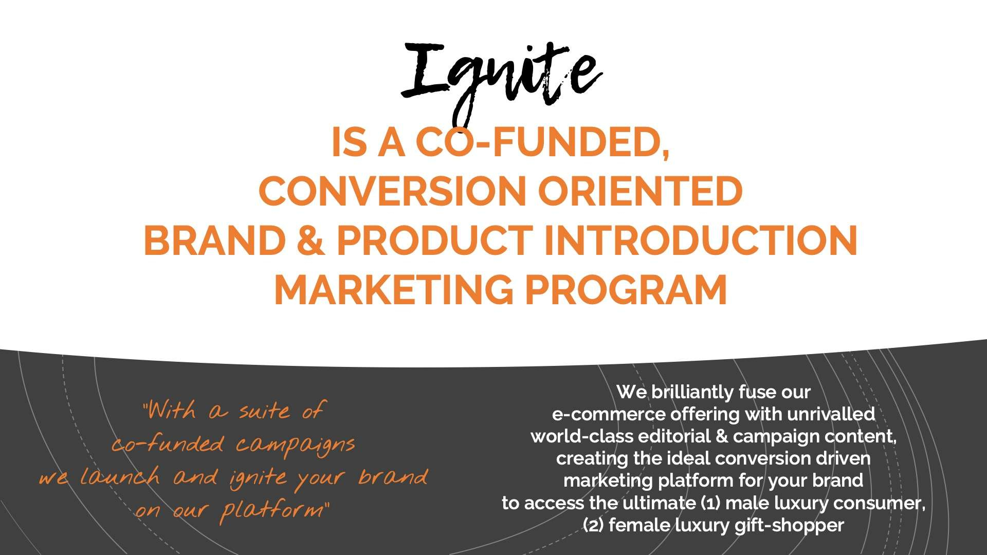 Ignite Marketing Program